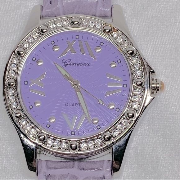 Genevex | Accessories | Lavender Ladies Genevex Quartz Watch | Poshmark